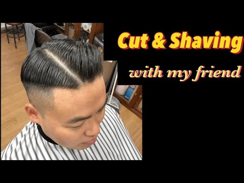 Side part(cut&shave)#바버샵#포마드#남자머리#이용사#면도 - YouTube