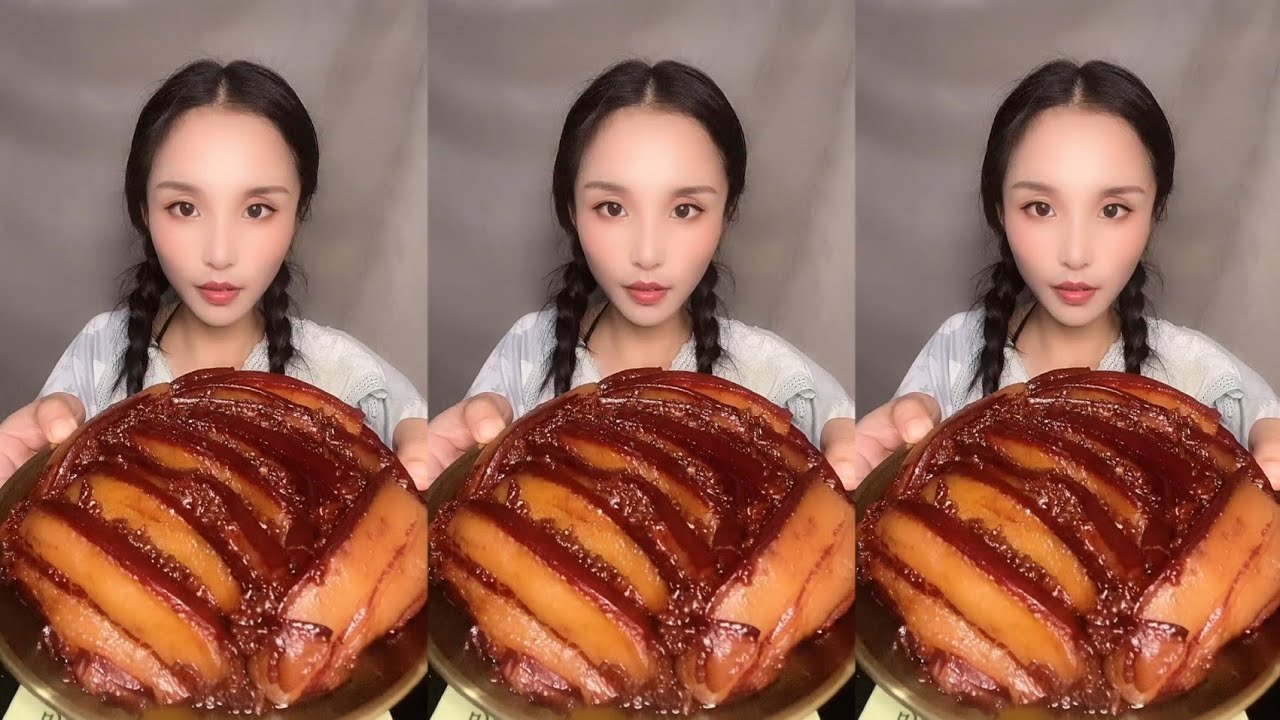 ASMR MUKBANG Sticky Rice and Buckle Meat eating show - YouTube