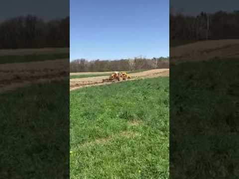 Model 330 Oliver 8 foot disk harrow teaser video. - YouTube