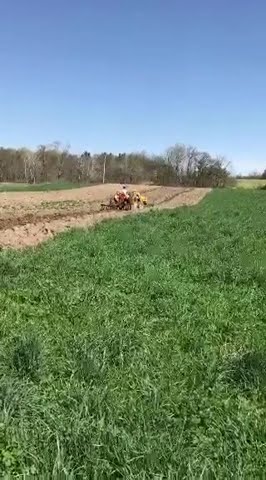 Model 330 Oliver 8 foot disk harrow teaser video. - YouTube