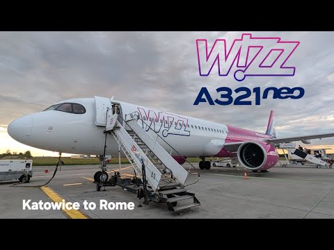 Is It BAD? | Wizz Air to Rome | KTW - FCO | Airbus A321neo | Vlog Trip Report