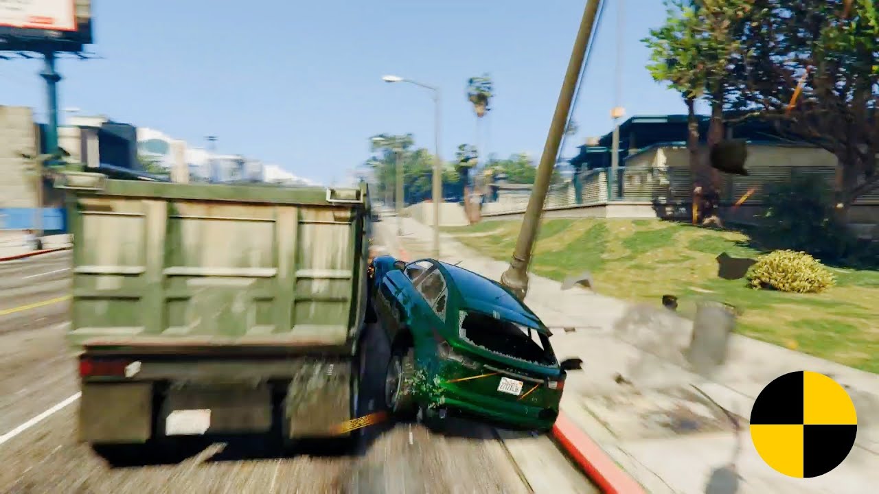 GTA 5 Real Car Crash Test V.I 118 - YouTube