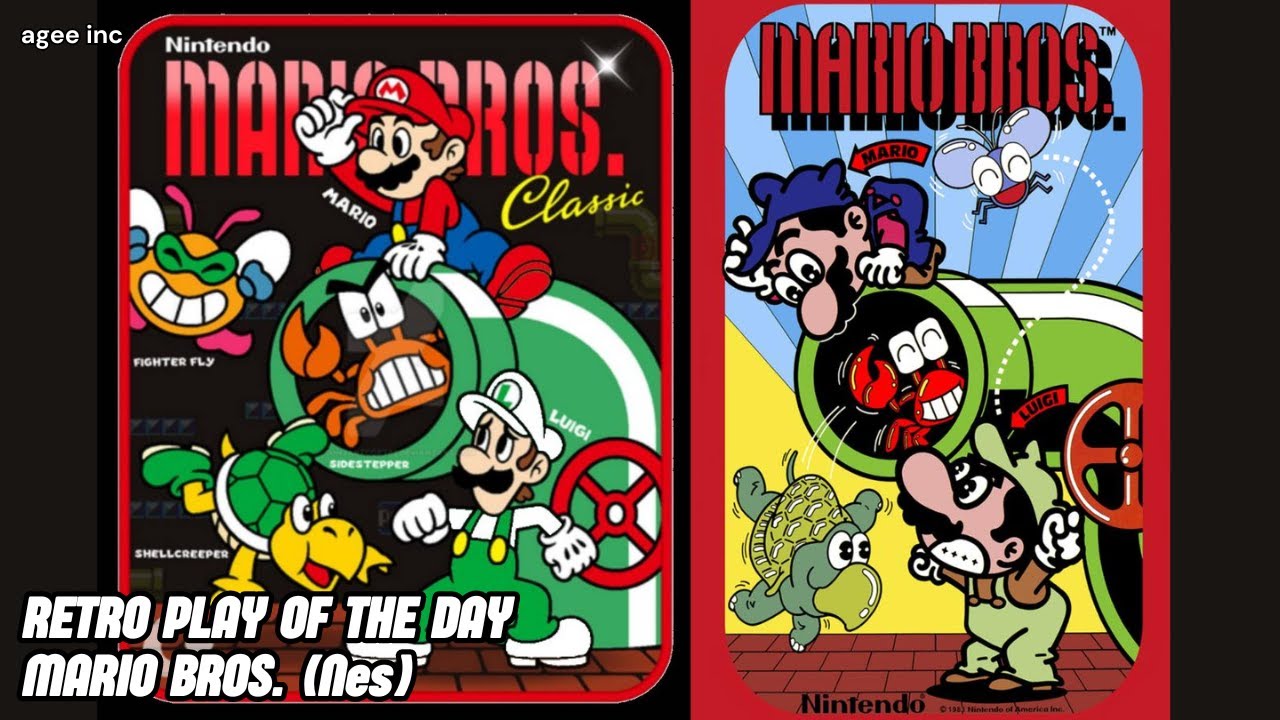 Mario Bros Classic 1983 Short Gameplay, Game Klasik Asik Nintendo Jadul ...