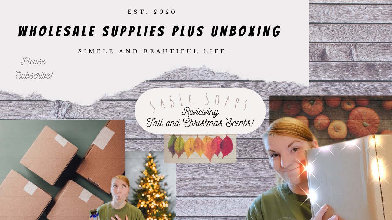 Wholesale Supplies Plus Unboxing | Fall Fragrance Oils | Fragrance List ...
