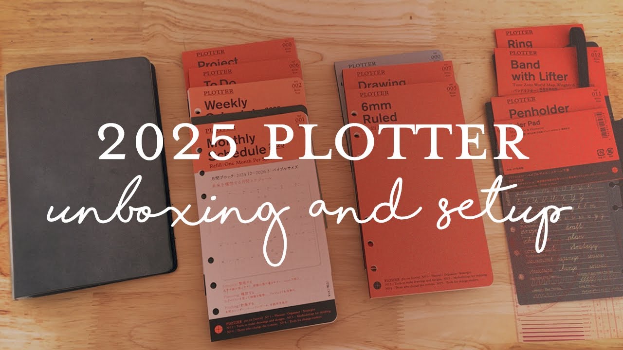 Is PLOTTER Worth It? Unboxing & Setup of My First PLOTTER Binder - YouTube