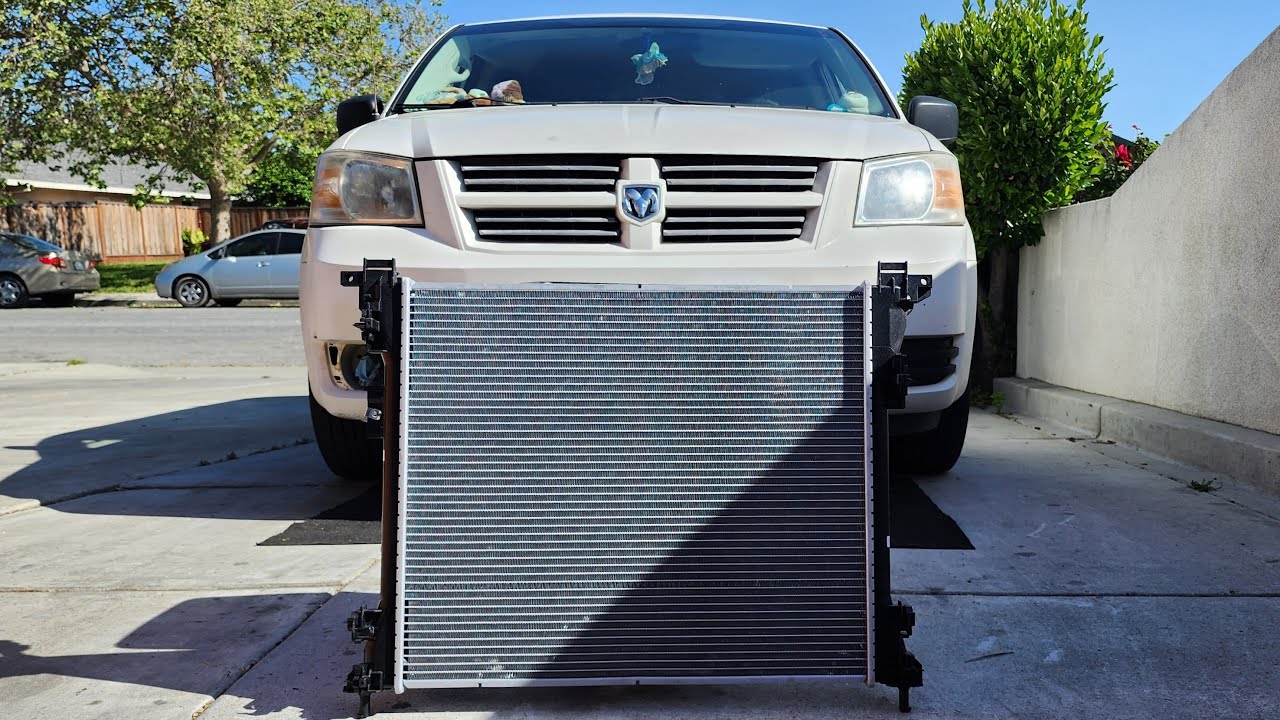 Dodge Grand Caravan - Radiator/Thermostat Replacement - YouTube