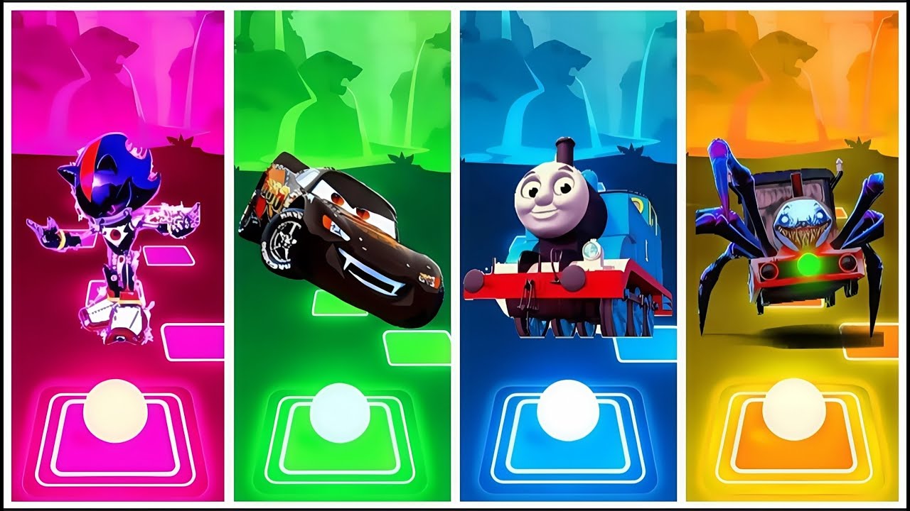 SONIC 4 🆚 McQuuen EATER 🆚 BUS EATER 🆚 CHO CHO EATERLES Mega Battle ...