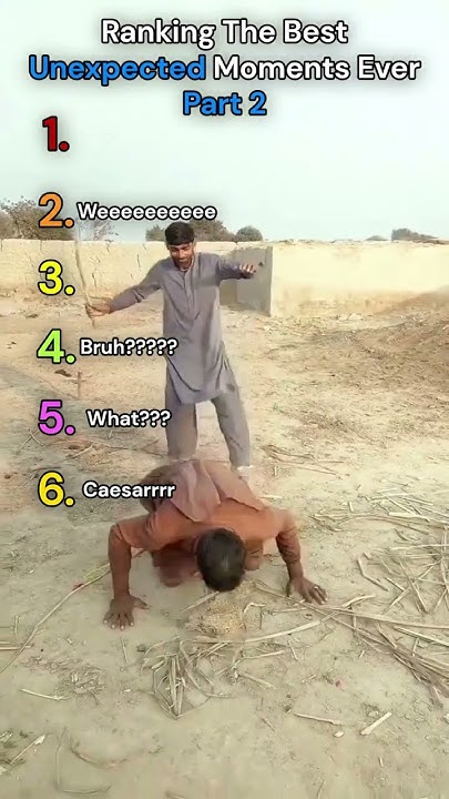 Ranking The Best Unexpected Moments Part 2 - YouTube