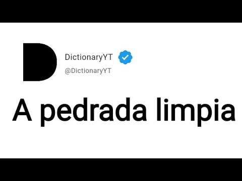 A pedrada limpia Meaning in English - YouTube