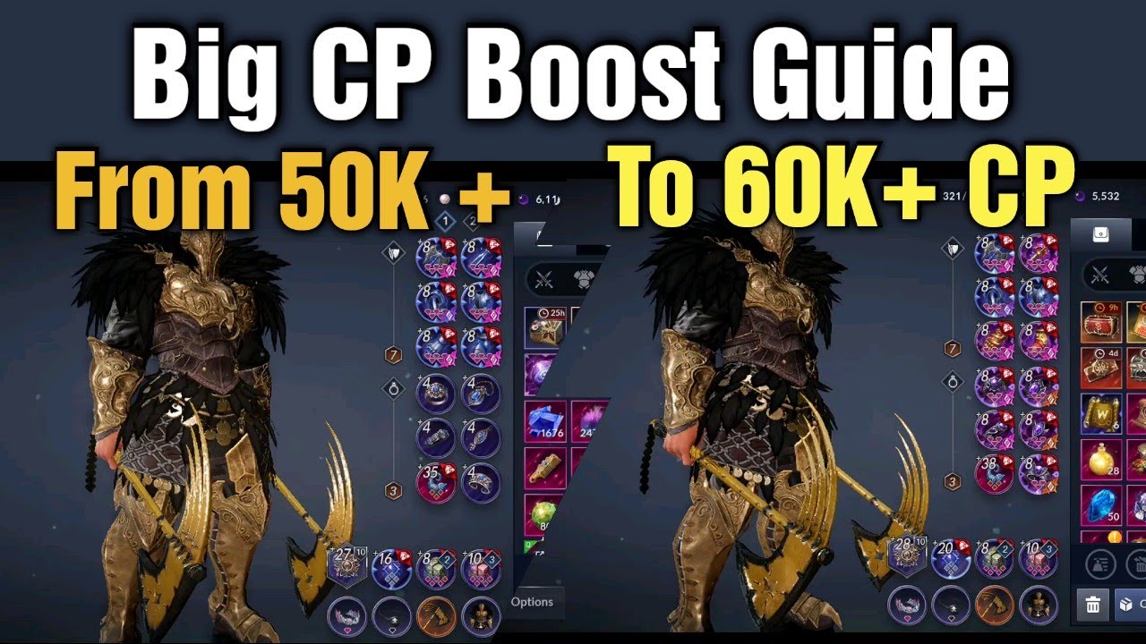 Black Desert Mobile Big CP Increase: From 50K+ To 60K+ CP ! - YouTube