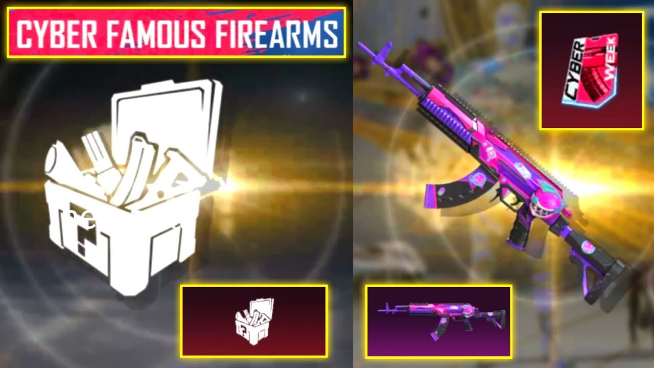 Cyber Famous Firearms Crate Opening Pubg | Famous Firearms Crate ...