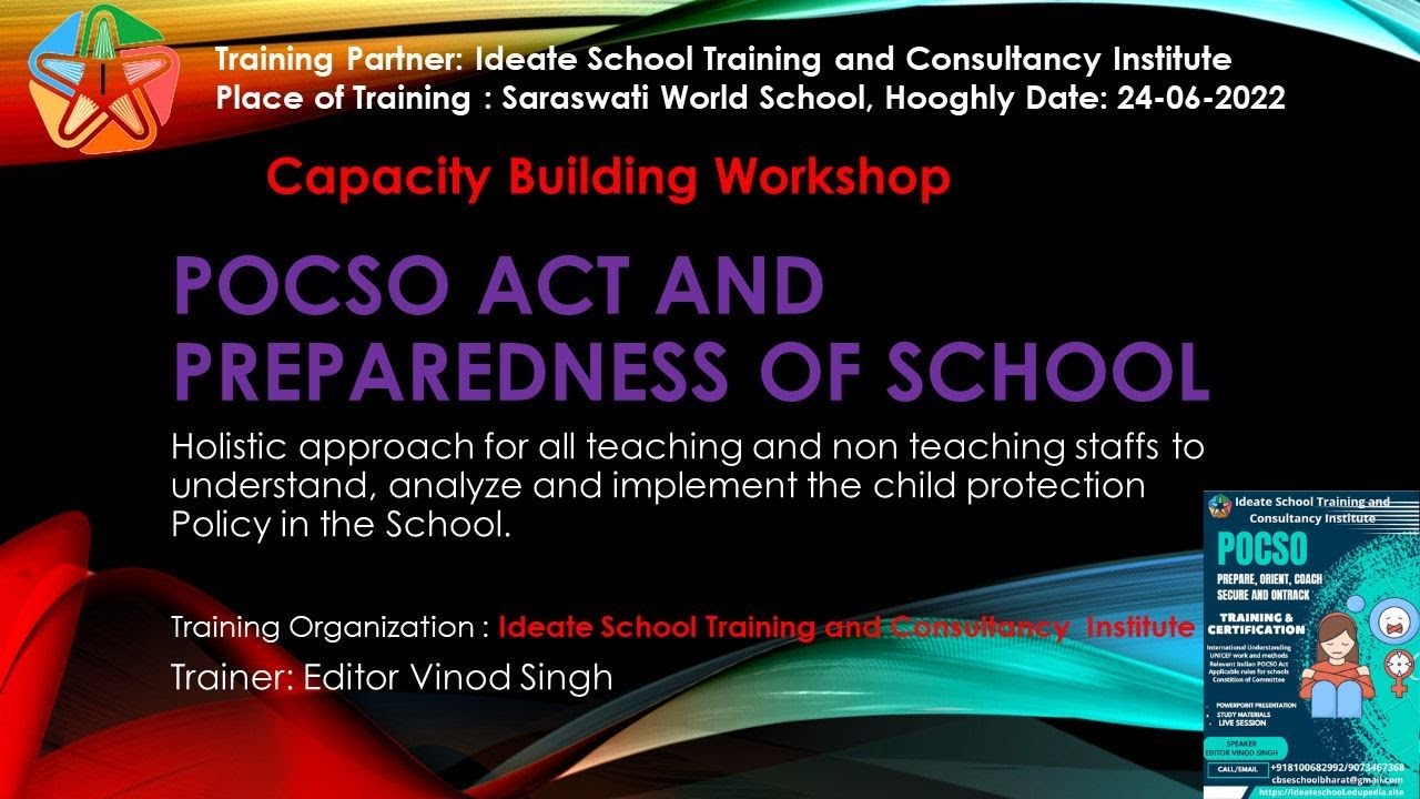pocso training for teachers | pocso act in english | pocso act ...