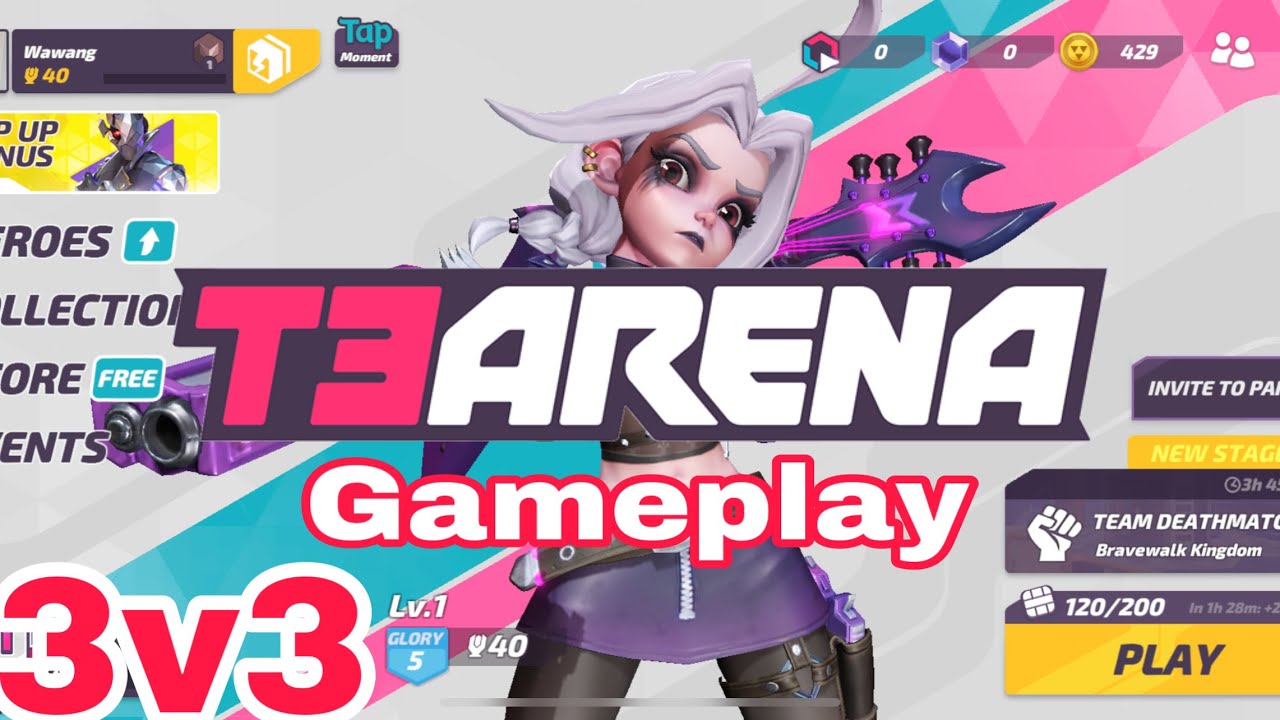 T3 Arena | 3v3 | Third Person Shooter | Gameplay - YouTube