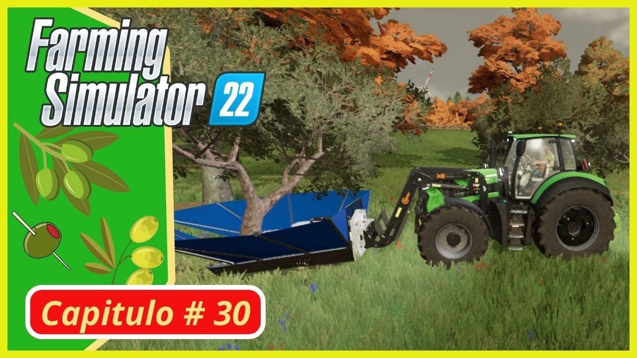 🚜Farming Simulator 22 🌽 #30 Cosechamos aceitunas y algodón 🍇 FS22 ...