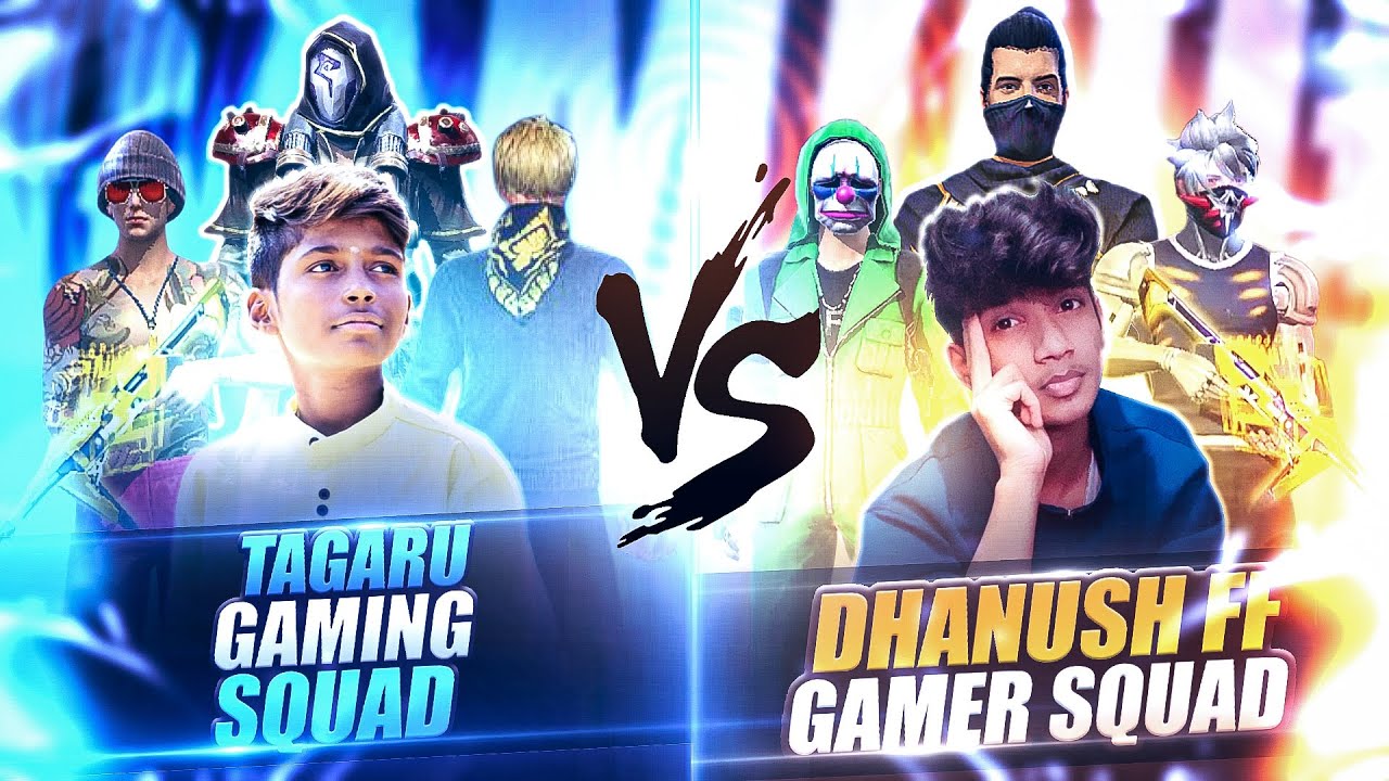 👑TAGARU GAMING HANDCAM💖| TAGARU SQUAD VS DHANUSH FF GAMER SQUAD🥵 ...
