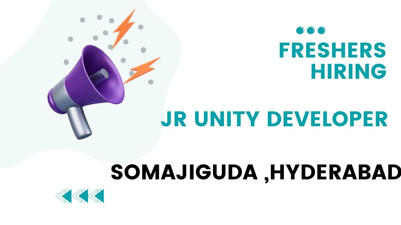 Jr Unity Developer || Concoct Human Resource Practitioners || Somajiguda || Hyderabad - YouTube