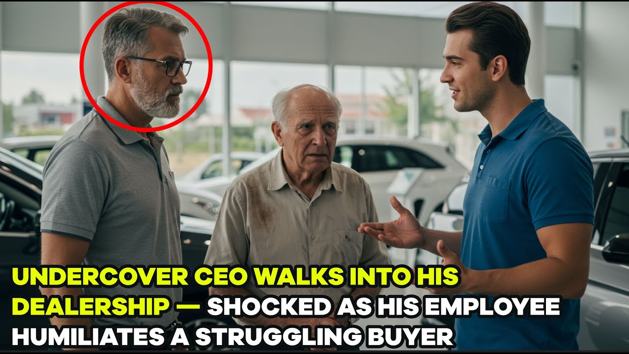 Undercover CEO Walks into His Dealership — Shocked as His Employee ...