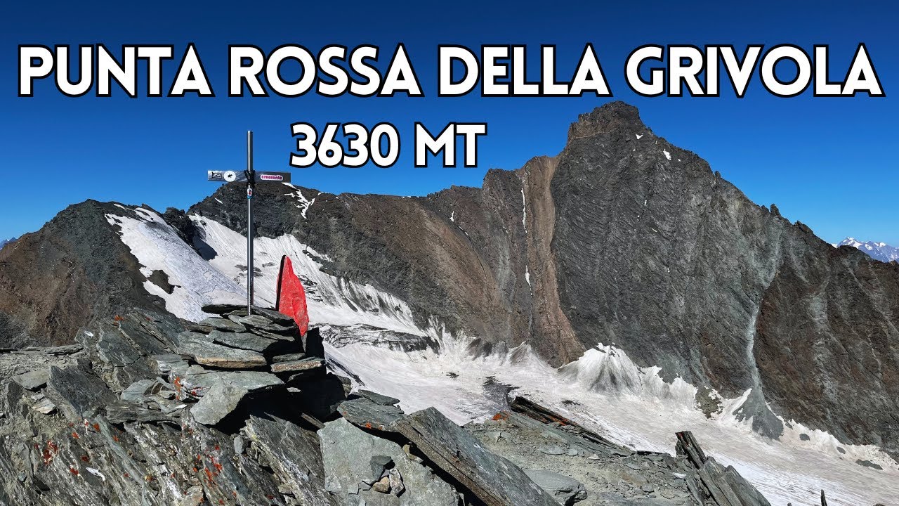 Punta Rossa della Grivola - 3630 mt - Via normale ad anello da Cogne ...