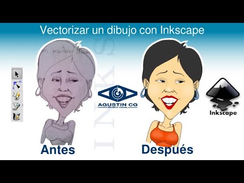 Vectorizar un dibujo hecho a lápiz con Inkscape - YouTube