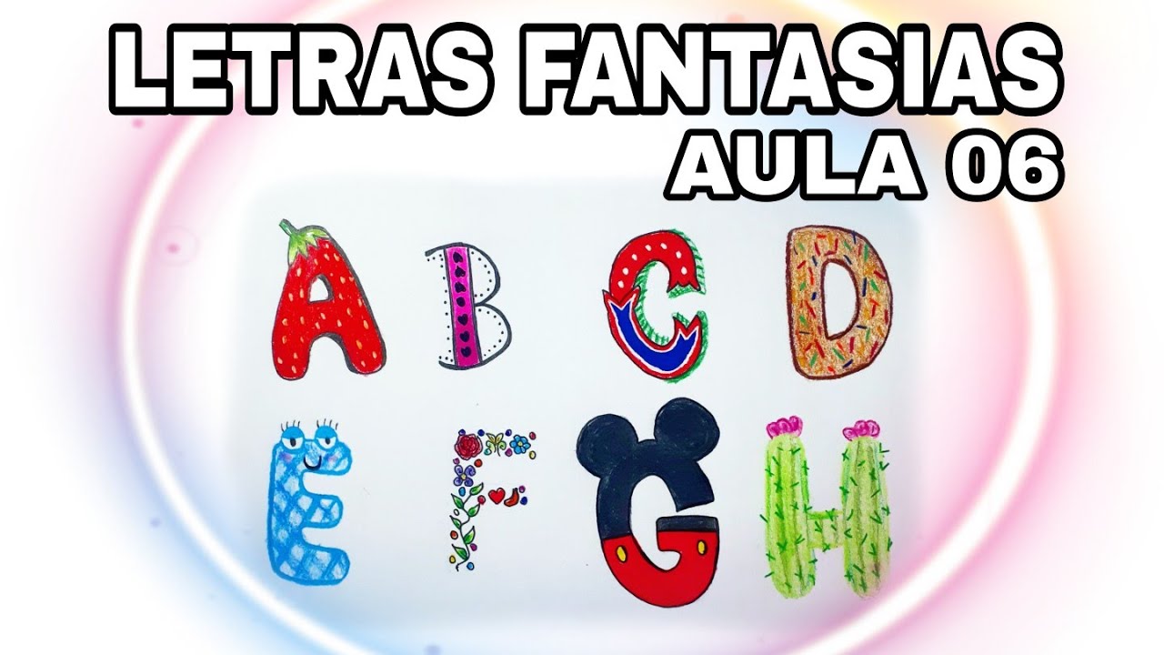 Letras fantasias | Aula 6 Curso de Lettering da Dai - YouTube