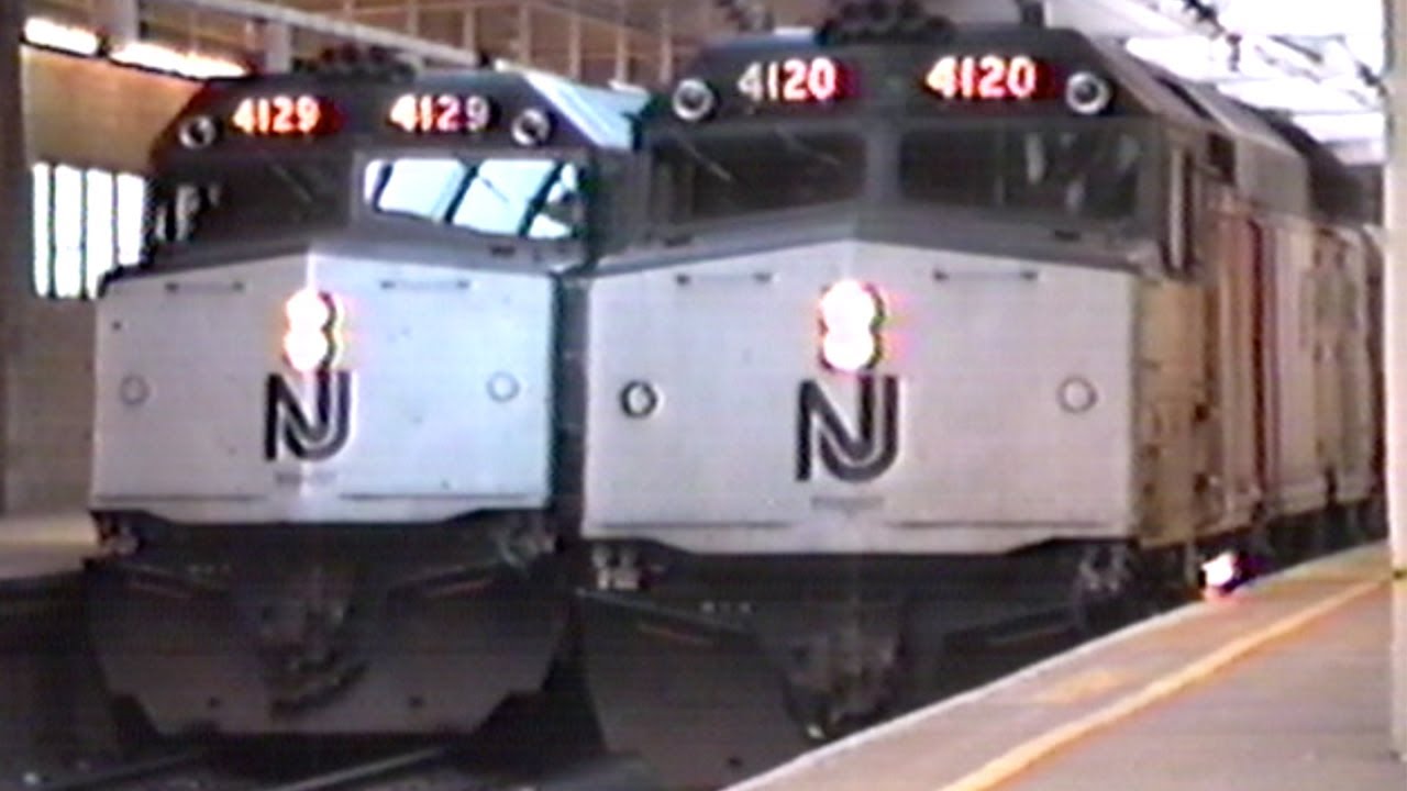 The Way It Was: Amtrak, NJT & More in Newark, New Jersey - 12/27/1987 ...