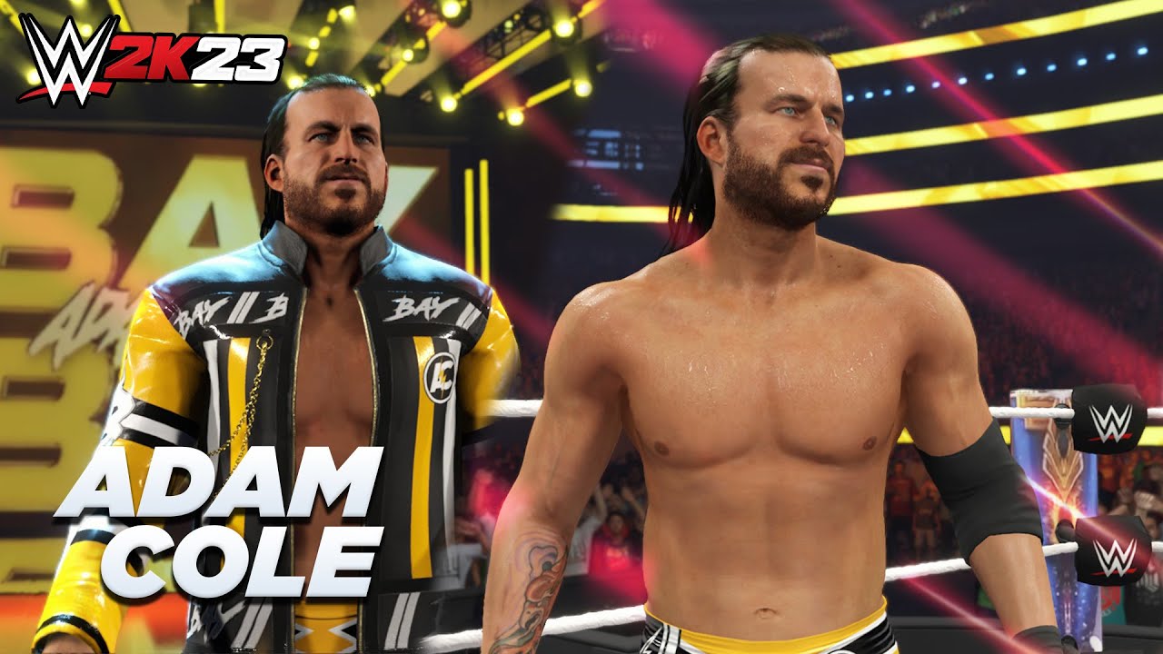Wwe 2k23 Adam Cole Wgraphics Pack New Wwe 2k23 Mods Youtube