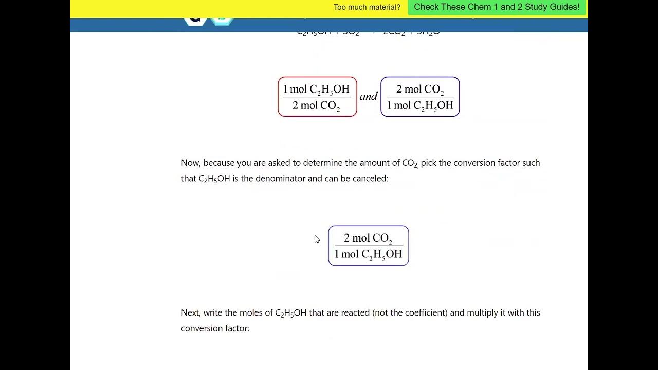 110 Ch 4 Basic Stoichiometry Calculations - YouTube