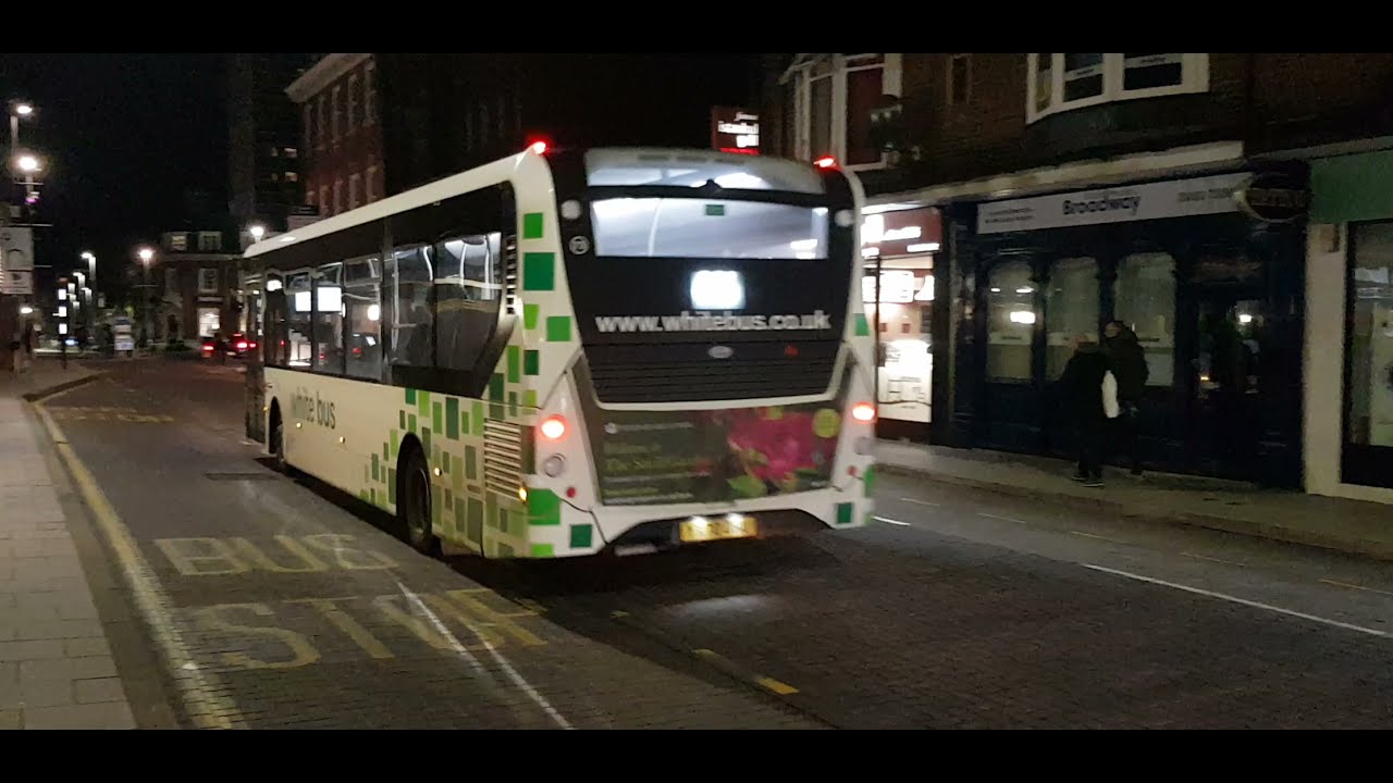 Here is the 446 White bus in Woking Friday 10 December 2021 - YouTube