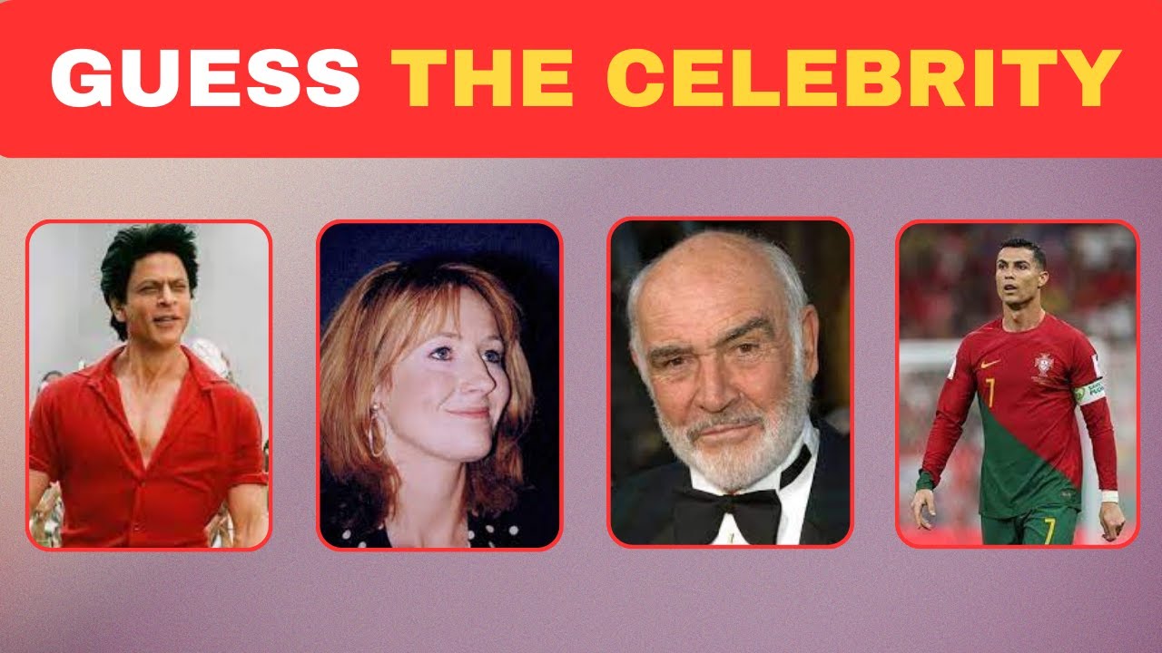 Can You Guess the Celebrity? 🌟 Ultimate Celebrity Quiz Challenge #quiz ...