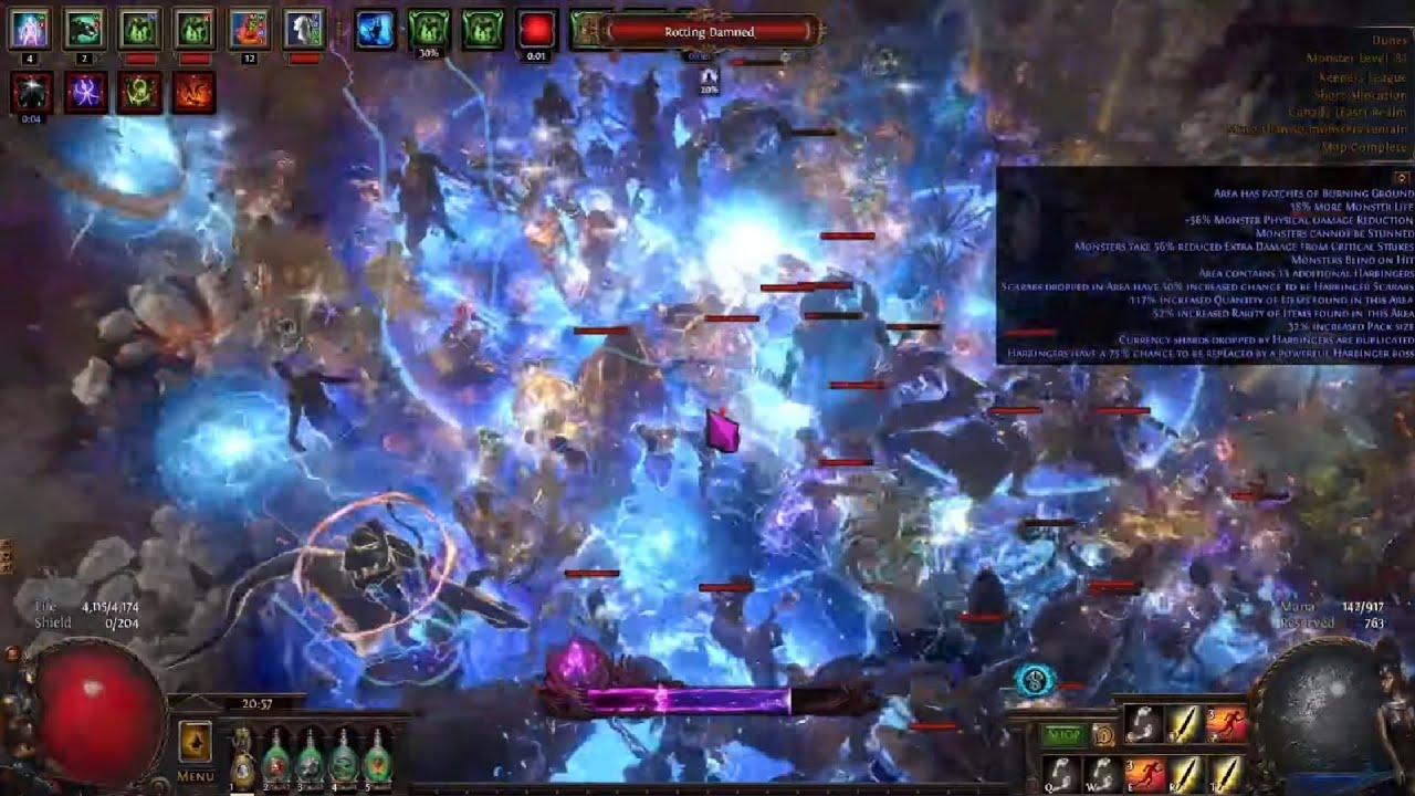 Keepers League BLOCKS Harbinger Spawns in Maps 【Path of Exile 3.27 ...