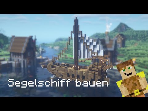 Segelschiff bauen | Minecraft Dorfupgrade Segelschiff | Minecraft 1.19 ...