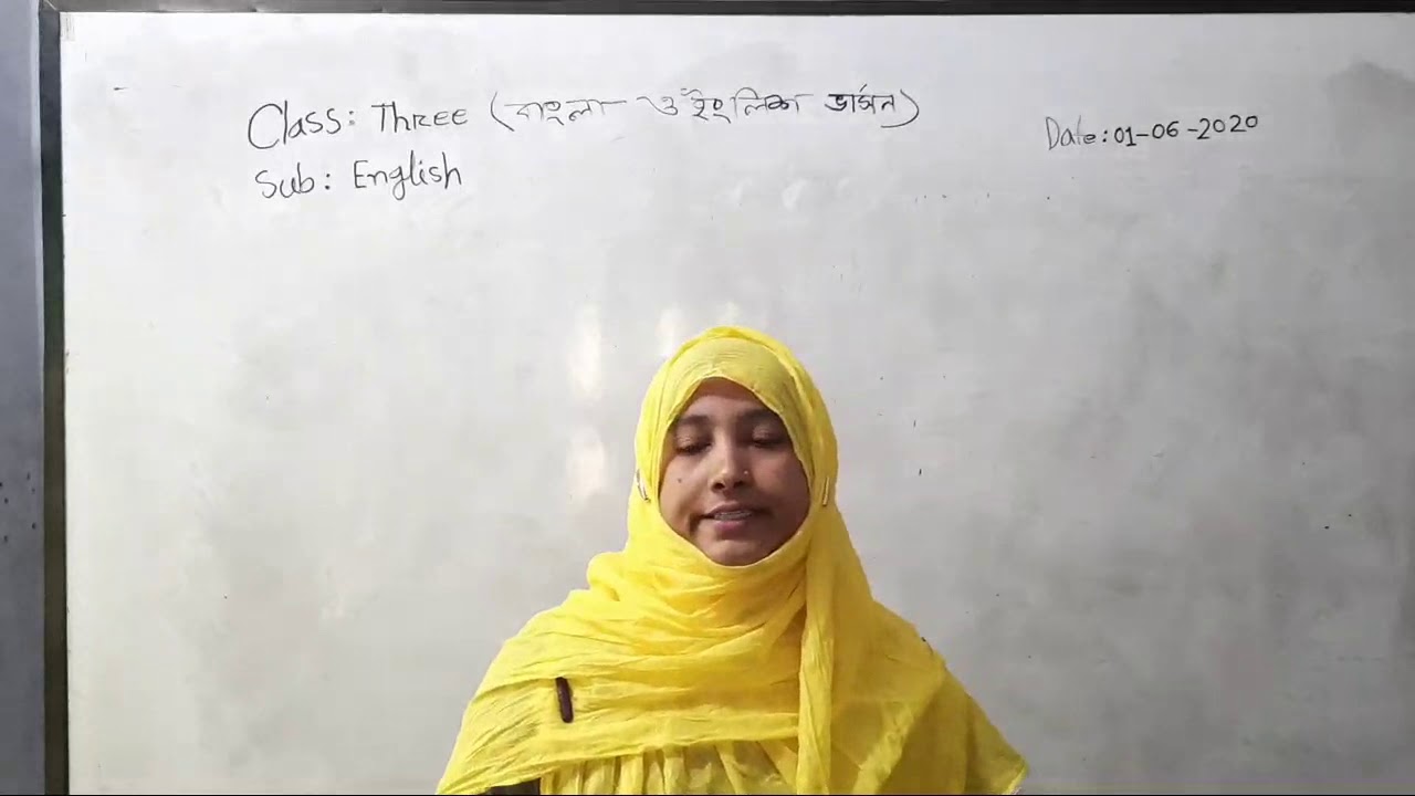 #Oxford_Model_School English class for class 3. - YouTube