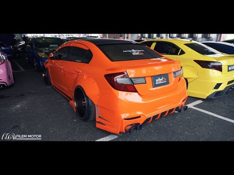 Honda Civic FB Wide Body Stance - YouTube