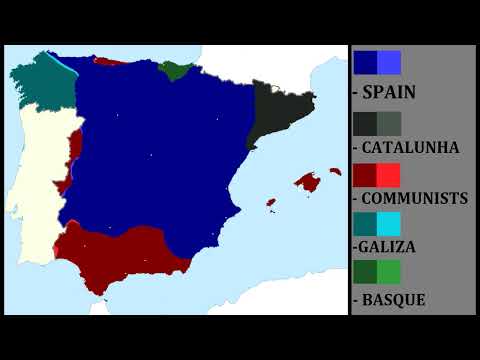 ALTERNATE SECOND CIVIL WAR IN SPAIN - (Alternate history) - YouTube