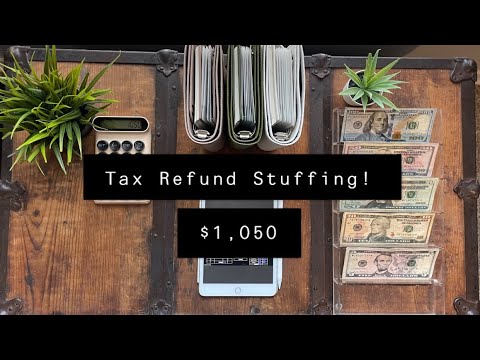 2024 TAX REFUND STUFFING | $1,050 | Cash Envelope System - YouTube
