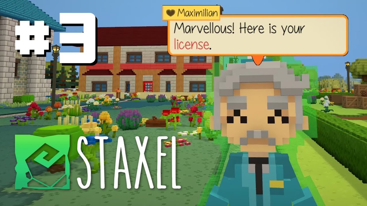 Let's Play Staxel - Ep 3 - New Beginnings & New Game Features - YouTube