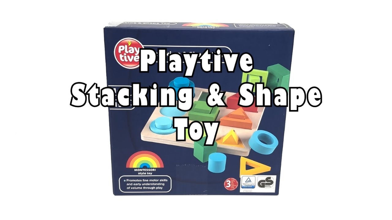 Playtive Stacking & Shape Toy - YouTube