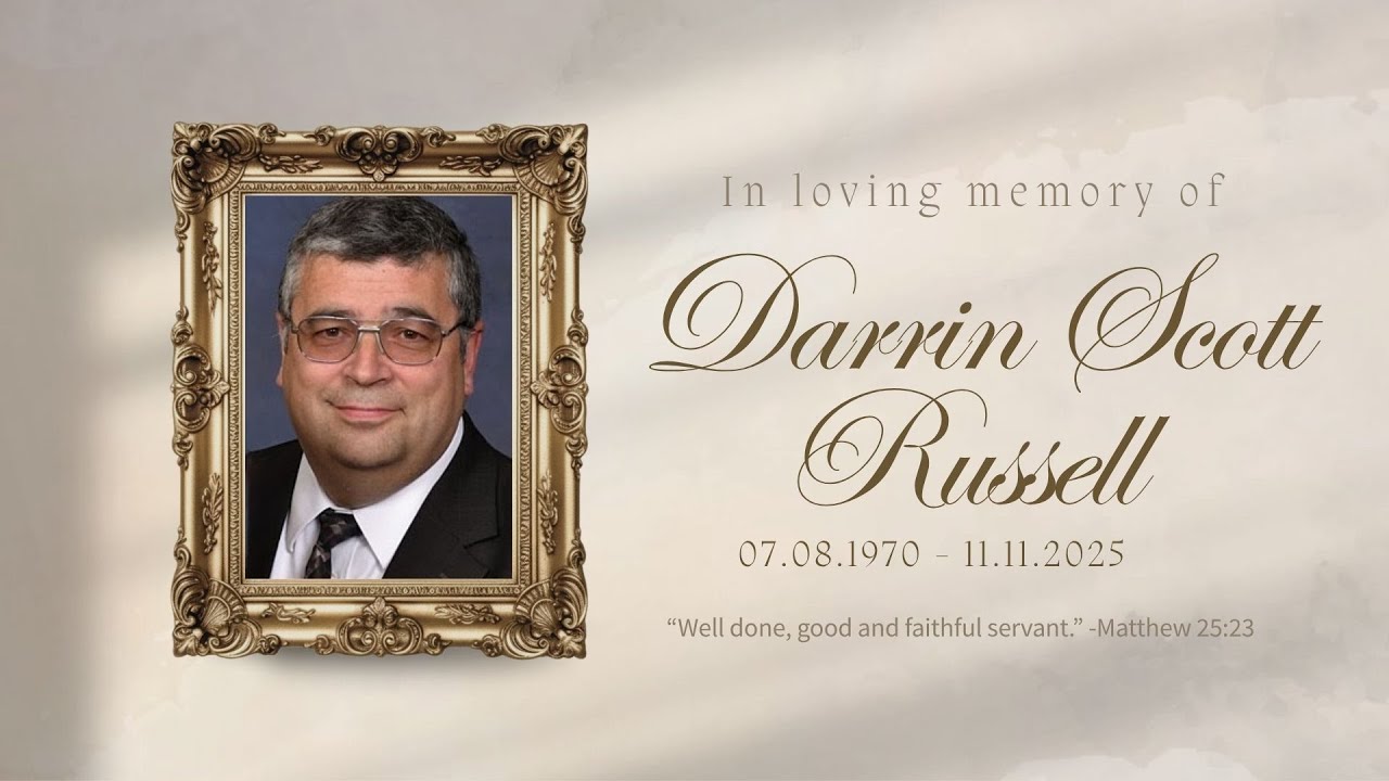 In Loving Memory of Darrin Scott Russell - YouTube