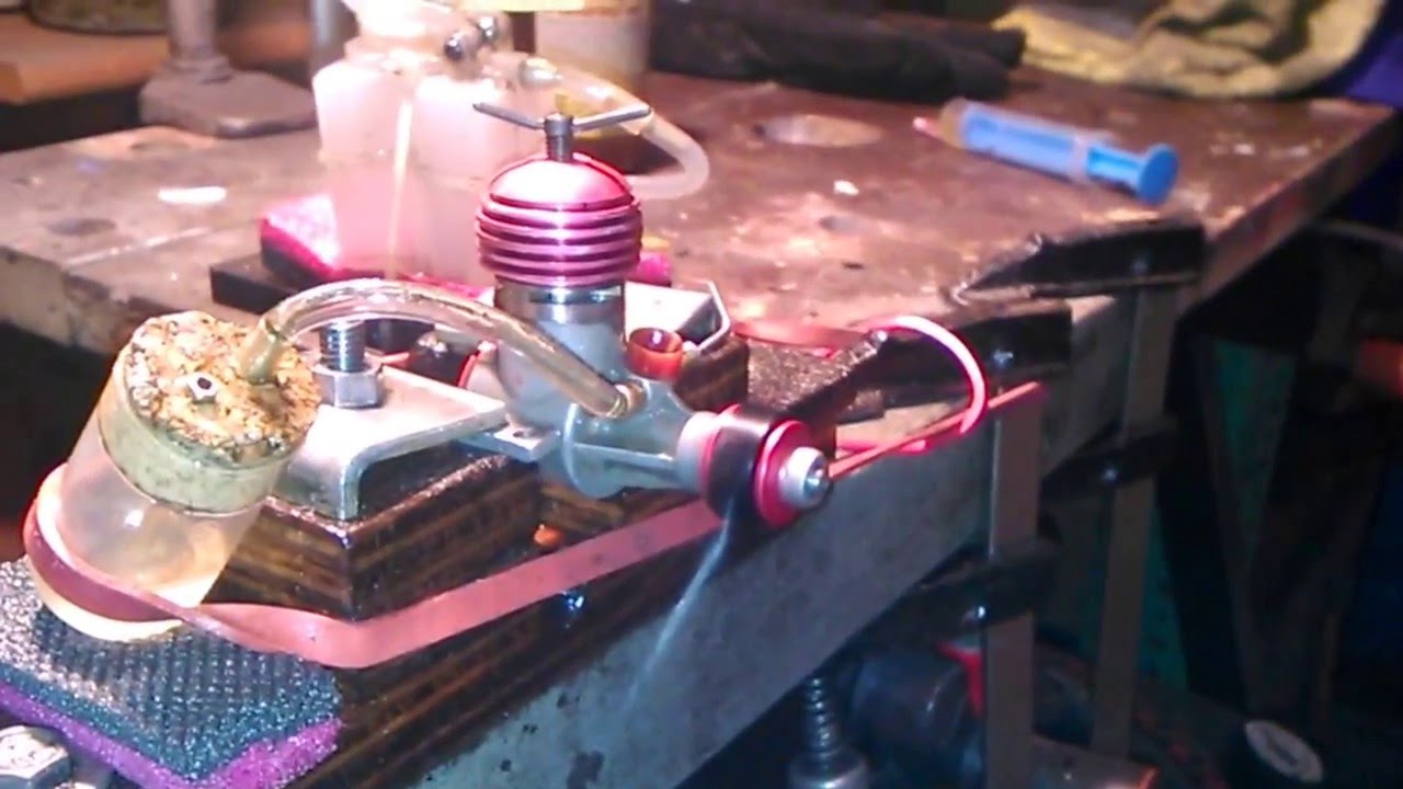 Model diesel engine Alag X 5 -running after renovation - YouTube
