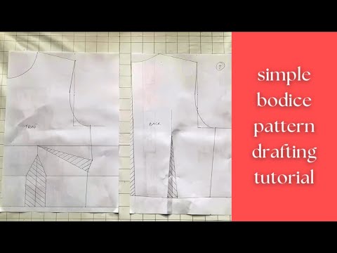 How to draft a bodice pattern | DIY step by step guide to easy bodice ...