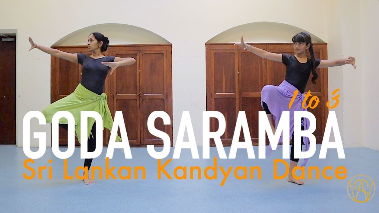 Sri Lankan Traditional Dance | Kandyan Dance GODA SARABA 1- 3 By Senani ...