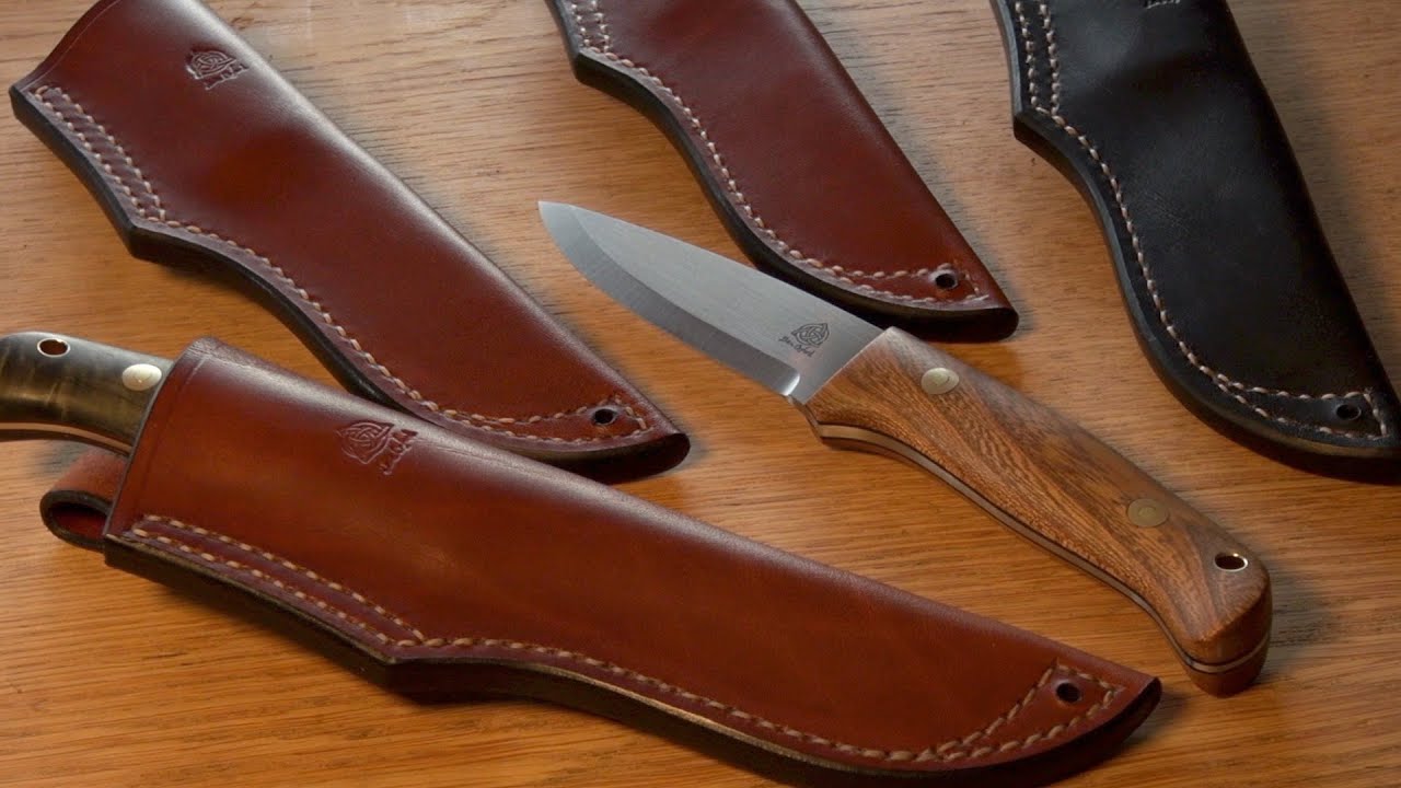 Finishing Leather Sheaths - Dyeing, Burnishing & Nourishing (MM Mondays ...