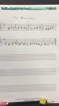 SCA recorder composition "The Mountain" - YouTube