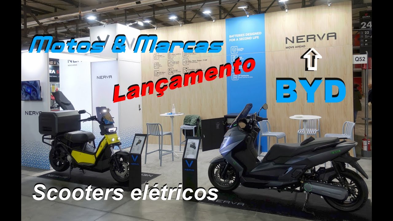 Lançamento da marca e scooters elétricos inéditos NERVA, com tecnologia ...