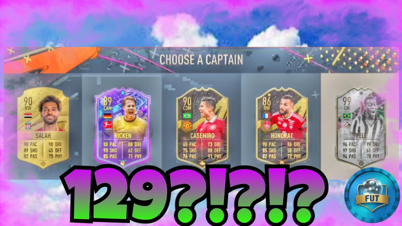 99 RATED CARD!!! 129 FUT DRAFT CHALLENGE!!! - YouTube