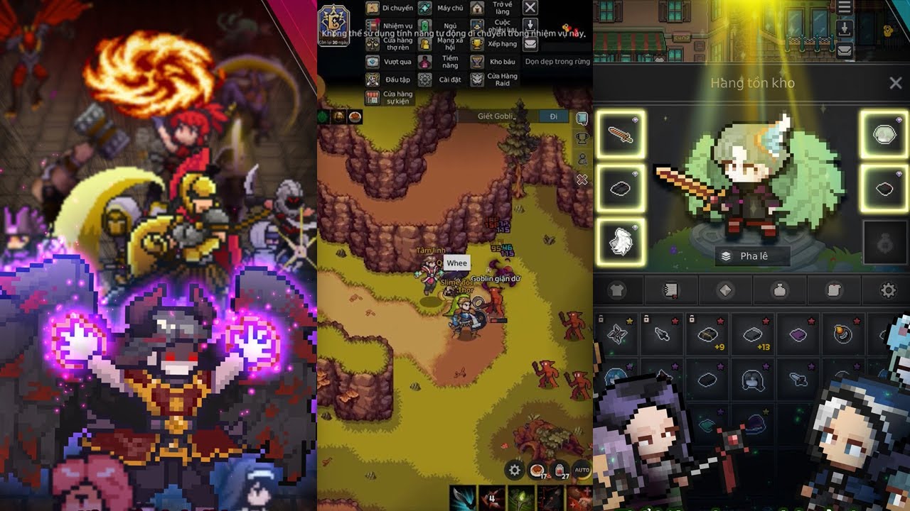 NGUYÊN TỐ: 2D MMORPG - Game nhập vai pixel có đông đảo game thủ Việt ...