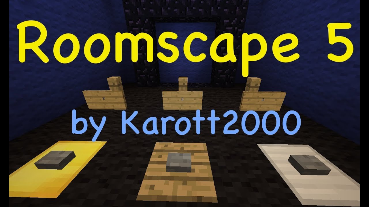 Minecraft - Roomscape 5 Trailer (1.8 Puzzle Map) | 100 Subscribers Special - YouTube