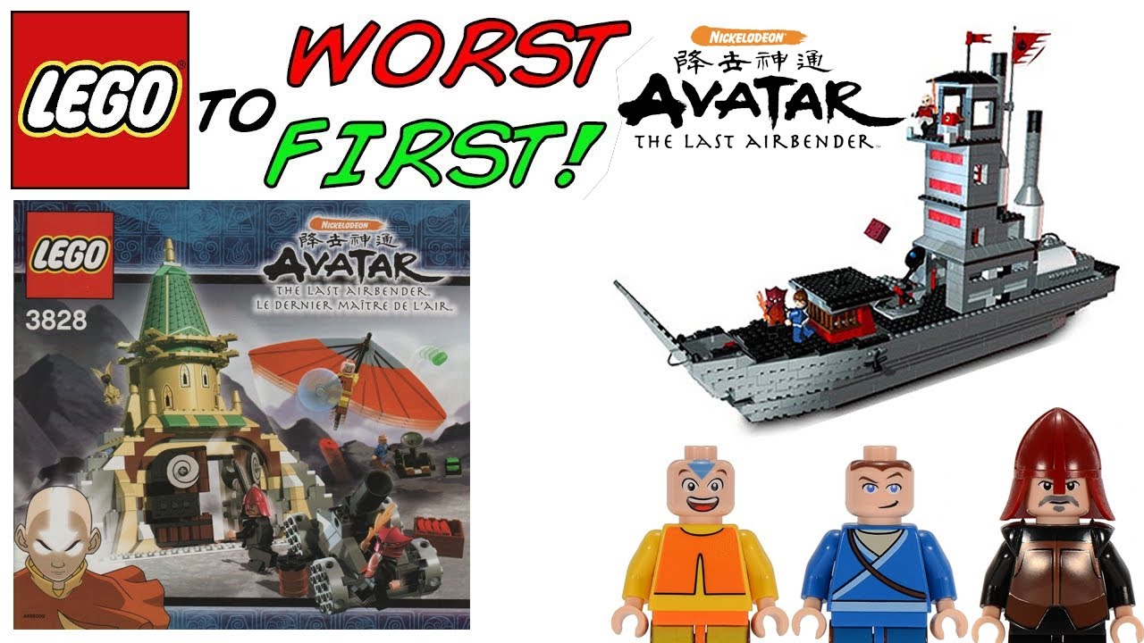 LEGO Worst To First | ALL LEGO Avatar The Last Airbender Sets! - YouTube
