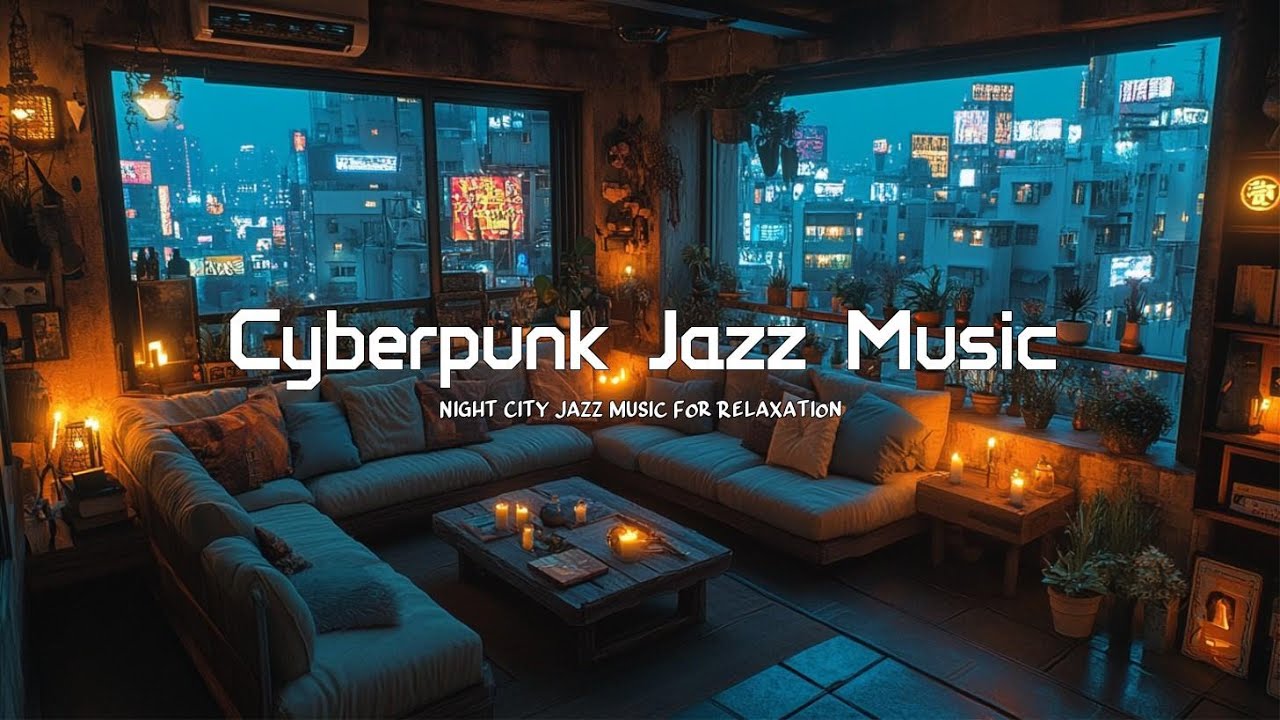 Night Jazz City Vibes - Jazz Music in Cyberpunk City - Jazz Cyberpunk ...