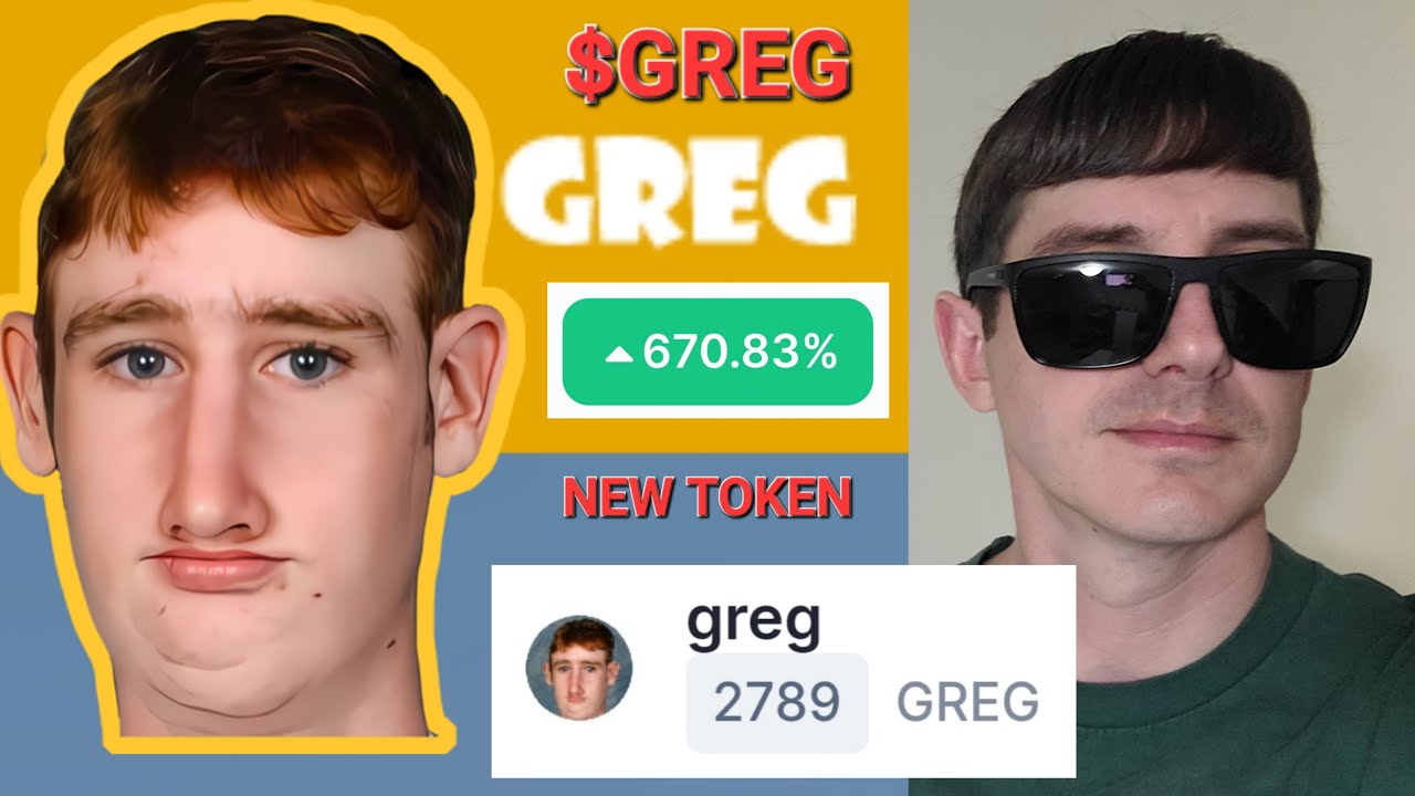 $GREG - GREG TOKEN CRYPTO COIN ALTCOIN HOW TO BUY MEME UNISEAP ETH ETHEREUM INTERNET MEMECOIN ...